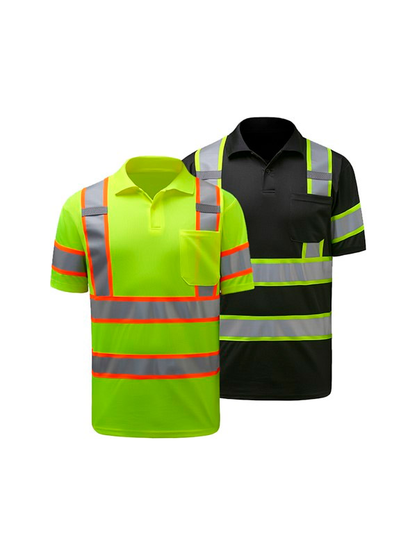 TWO TONE SHORT SLEEVE POLO SHIRT - The Uniform Hub